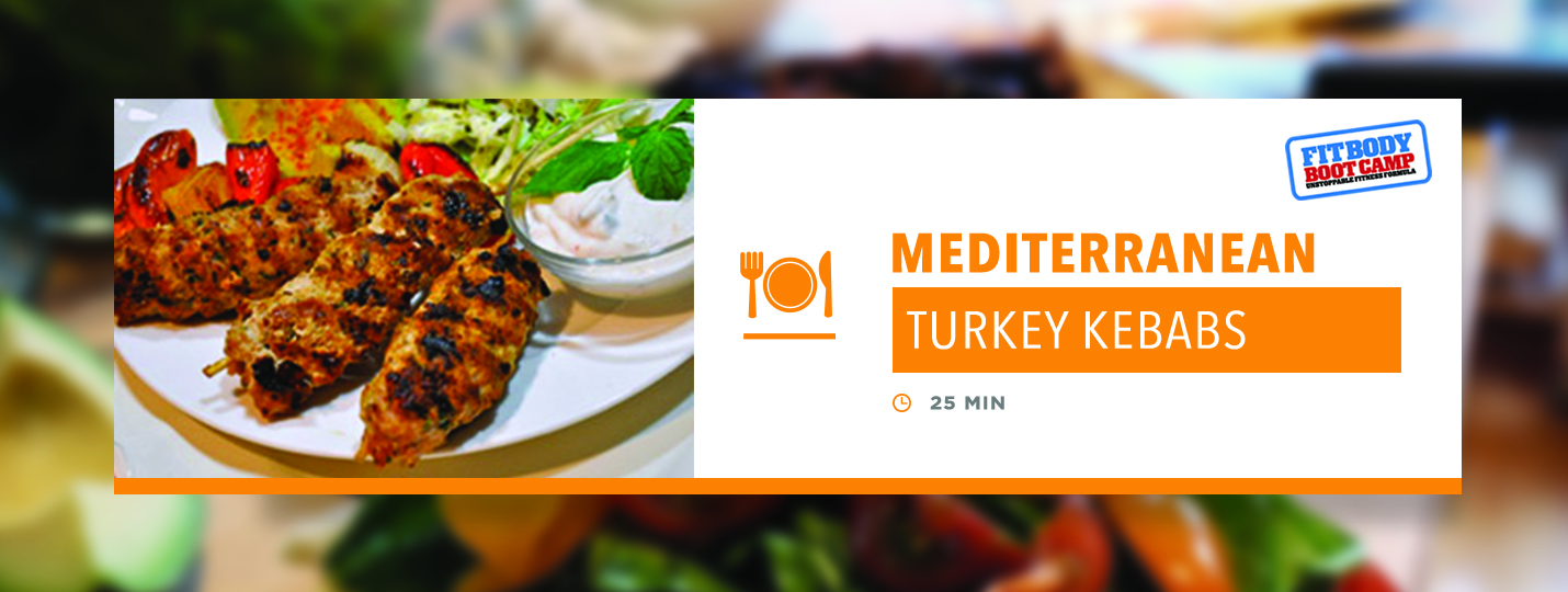 Meal Prep: Mediterranean Turkey Kebabs - Fit Body Boot Camp